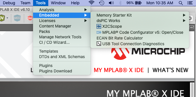 MPLABX 6.10, Harmony Not Showing Up