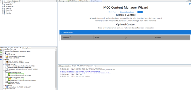 MCC is not running in MPLAB X v6.15