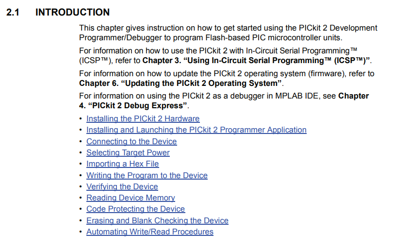 MPLAB X IPE v5.00 + PICkit2