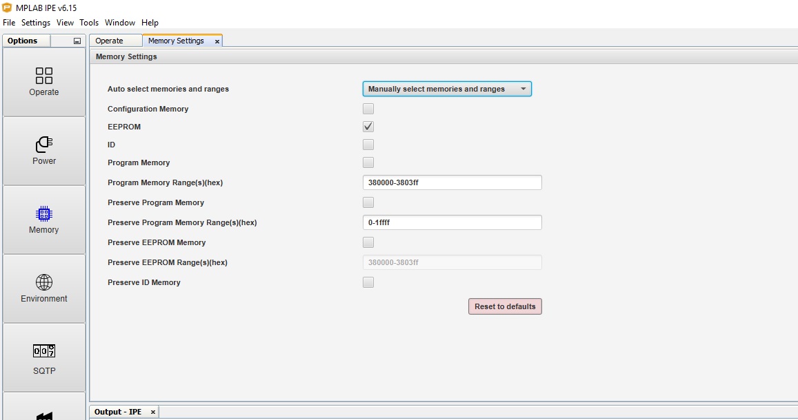 How to program the EEPROM data without erasing the data of flash memory.