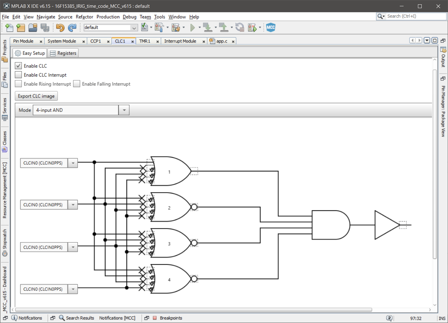 PIC16F15385: Using Timer1 and Capture Mode
