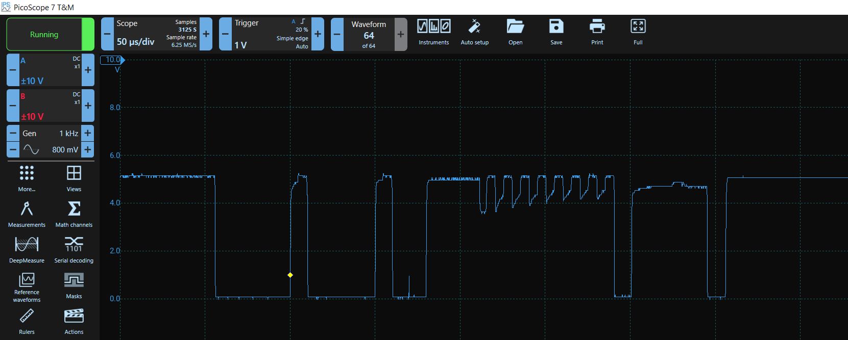PIC16F18313: I2C not working with clock at 32 MHz though it works at 4 MHz