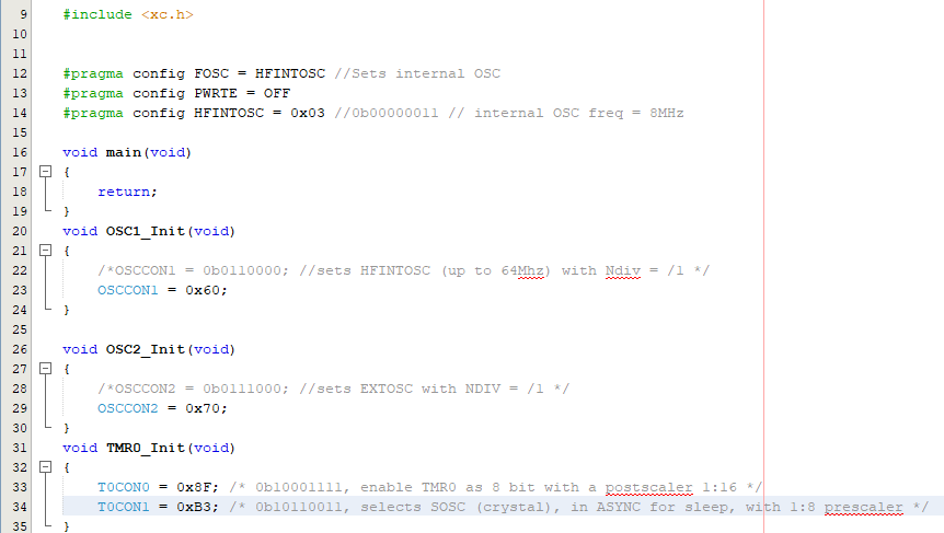 understanding how to implement a RTC using a 32.768kHz clock and code ...