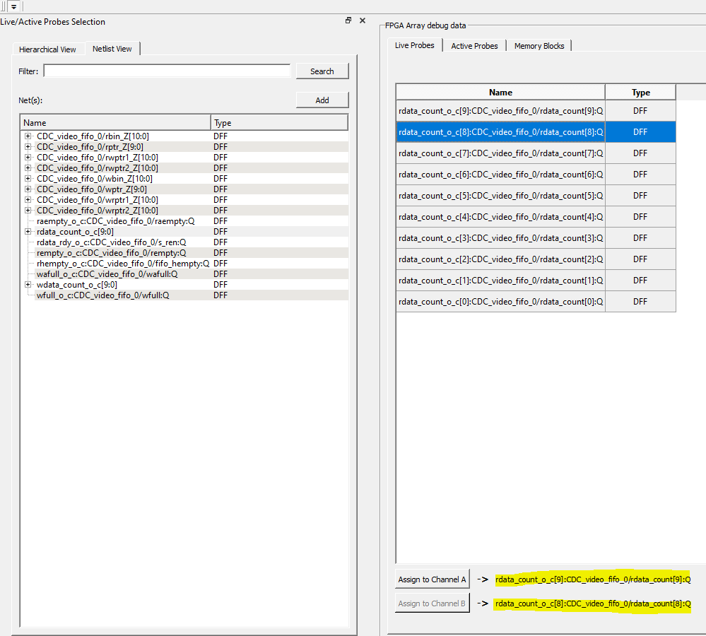 PolarFire Live_Probe macros