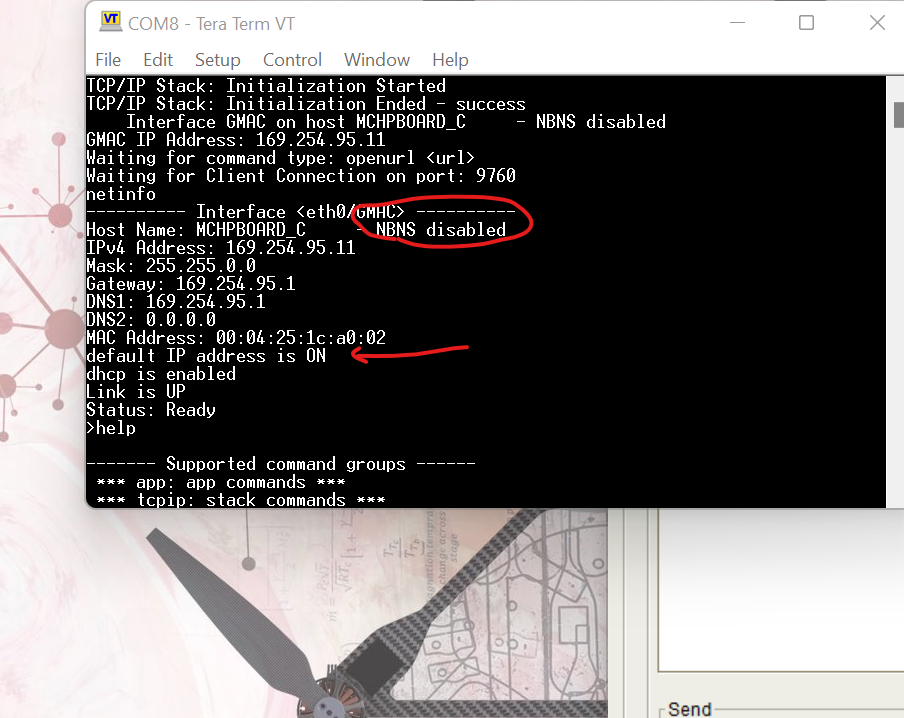 SAME54 Xplained Pro TCP/IP Server and Client Example