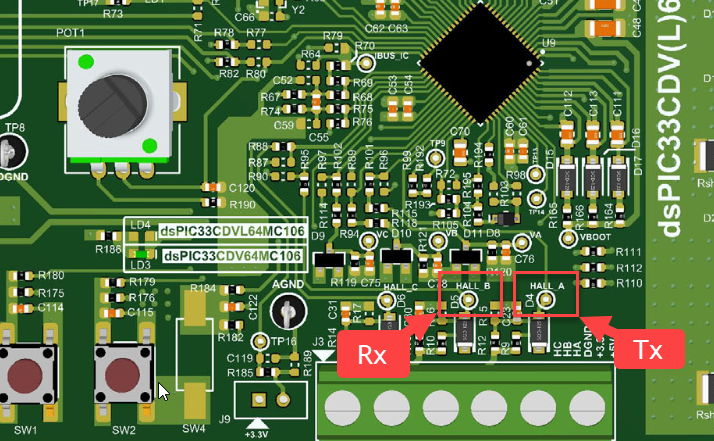 Question UART(Rx and Tx) using MATLAB/Simulink and dsPIC33CDV(L)64MC106