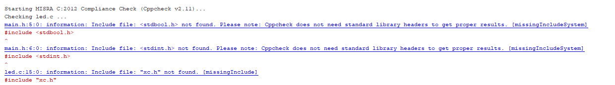 Upgrade Blues. MISRA and MPLABX IDE 6.20