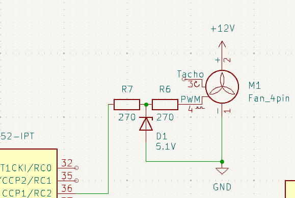 Can I just drive a PC 12V fan PWM direct from a 5V 18F4520 or do I need ...