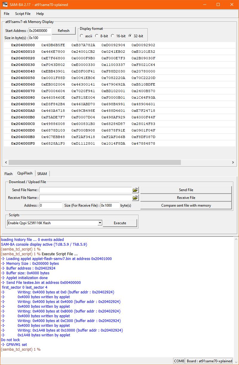 SAM-BA v2.18 Problem